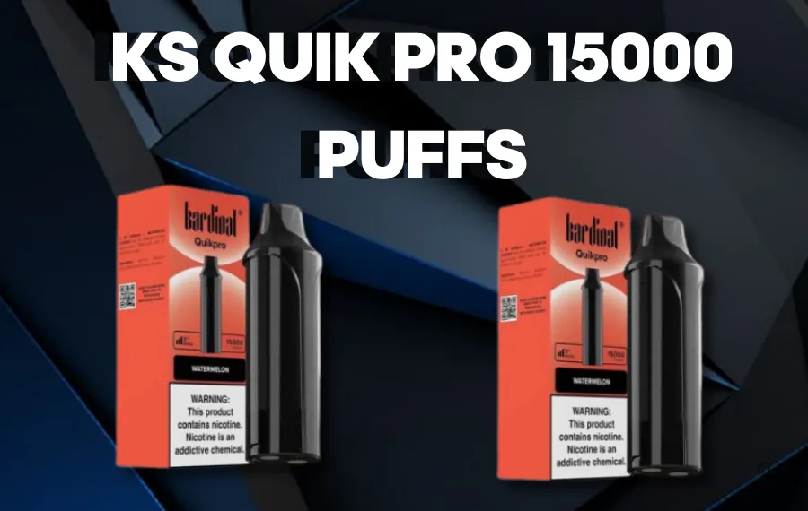 หัวพอต KS Quik Pro 15000 Puffs ให้กลิ่นชัด ราคาสุดคุ้ม