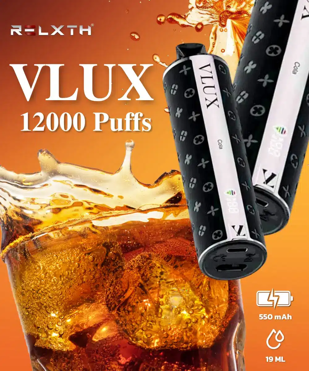 VLUX 12000 Puff พอตหลุยราคาสุดคุ้ม รสชาติโดนใจพร้อมกลิ่นใหม่