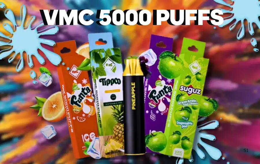 VMC 5000 Puff พอตใช้แล้วทิ้งจาก VMC รสชาติเข้มข้นราคาคุ้มค่า