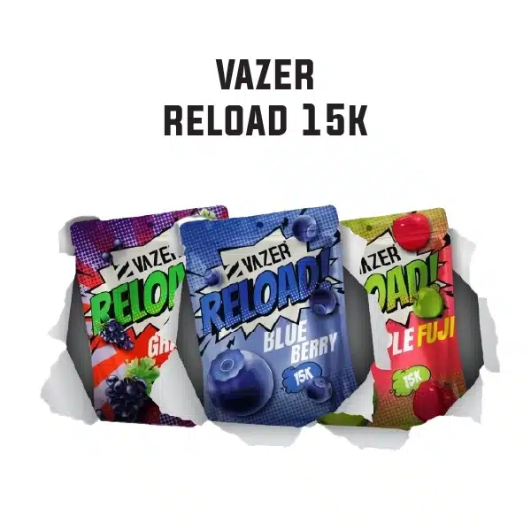 Vazer Reload 15K พอตใช้แล้วทิ้งตัวใหม่ เปลี่ยนหัวพอตได้